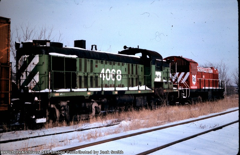 BN 4068 with Spencerville Elgin switcher